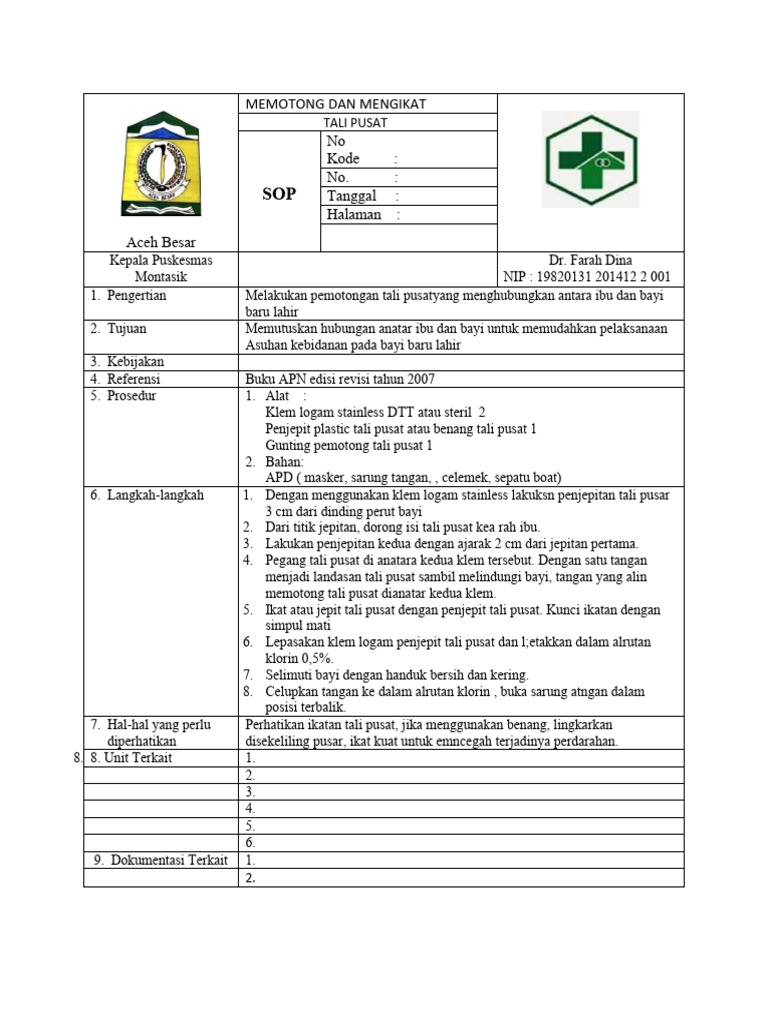 SOP MANUAL PLACENTA | PDF