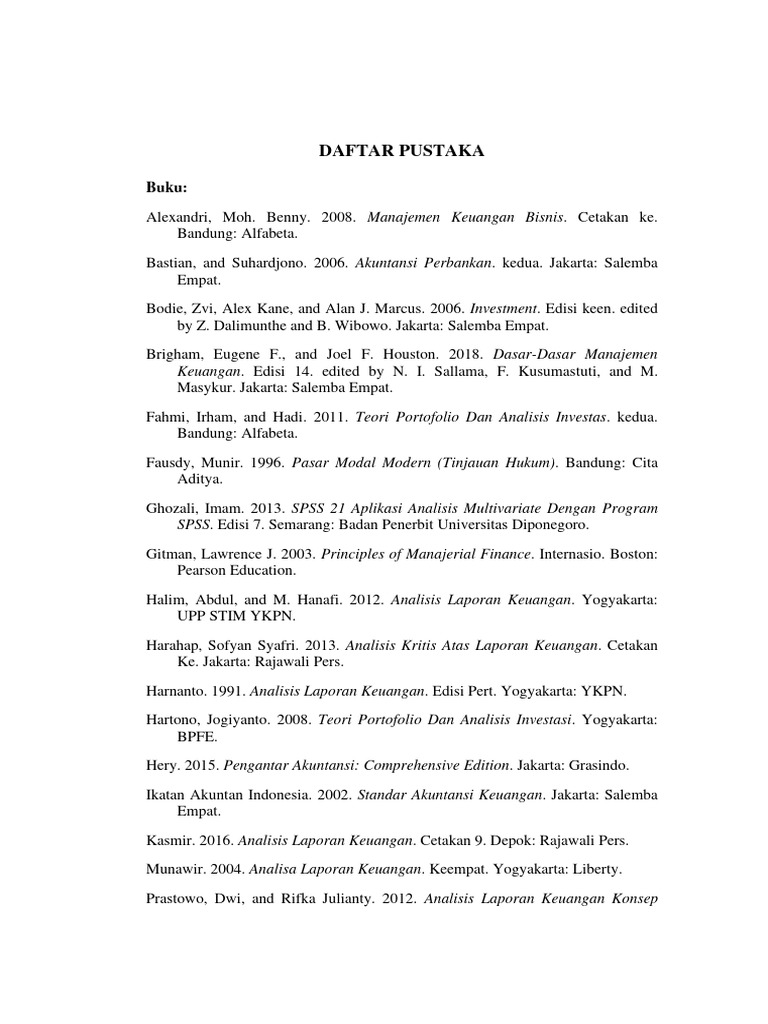 06 Daftar Pustaka | PDF
