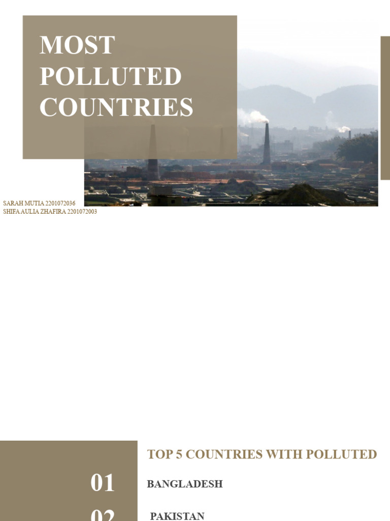 Most Polluted Countries | PDF