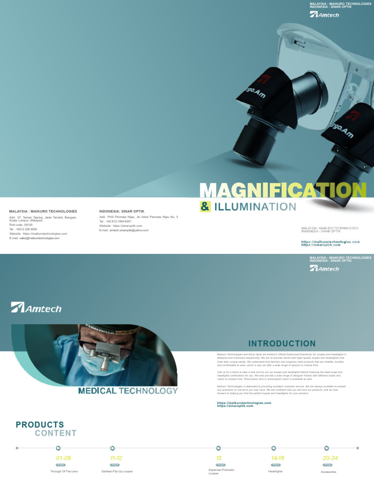 Amtech Sinar Optik Brochure | PDF