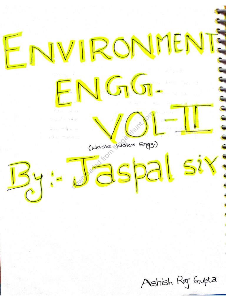 Environment Engg Vol-2 by Jaspal Sir | PDF