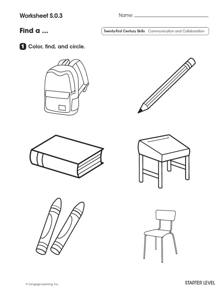 Look Ame Starter Worksheet s.0.3 0 | PDF