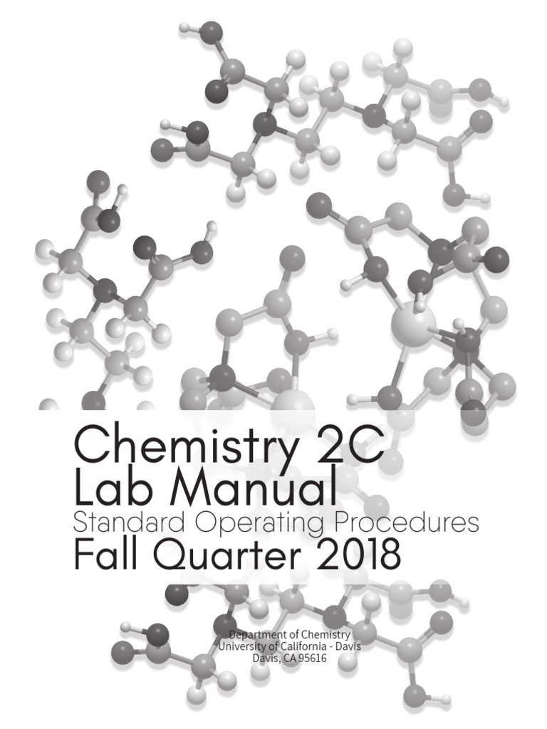 CHE 2C Student Lab Manual 2018F v1 | PDF
