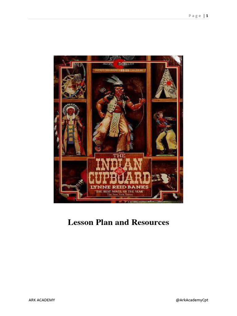 The Indian in The Cupboard Lesson Plan and Resources | PDF