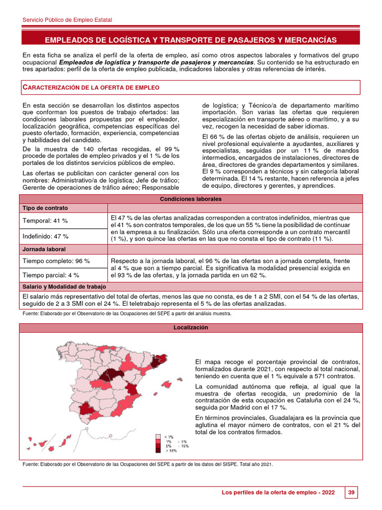 Empleados de Log - Stica y Transporte de Pasajeros y Mercanc - As | PDF