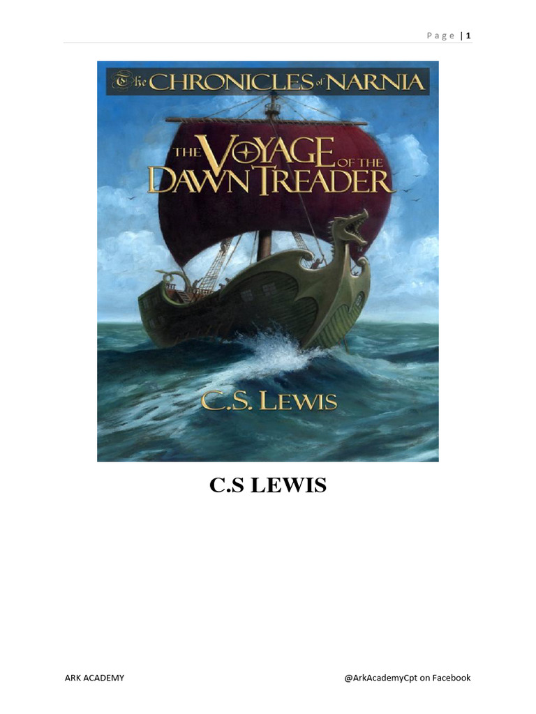 03 The Voyage of The Dawn Treader Lesson Plan | PDF | C. S. Lewis | The ...