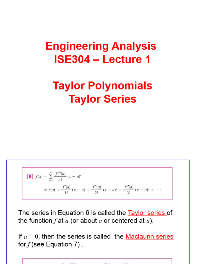 Taylor Series | PDF | Abstract Algebra | Mathematical Relations Taylor Series | PDF | Abstract Algebra | Mathematical Relations