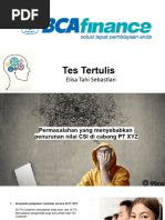 Persiapan Tes Tertulis PDP BCA Finance | PDF