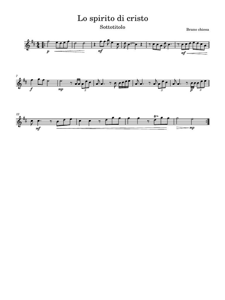 Lo Spirito Di Cristo | PDF