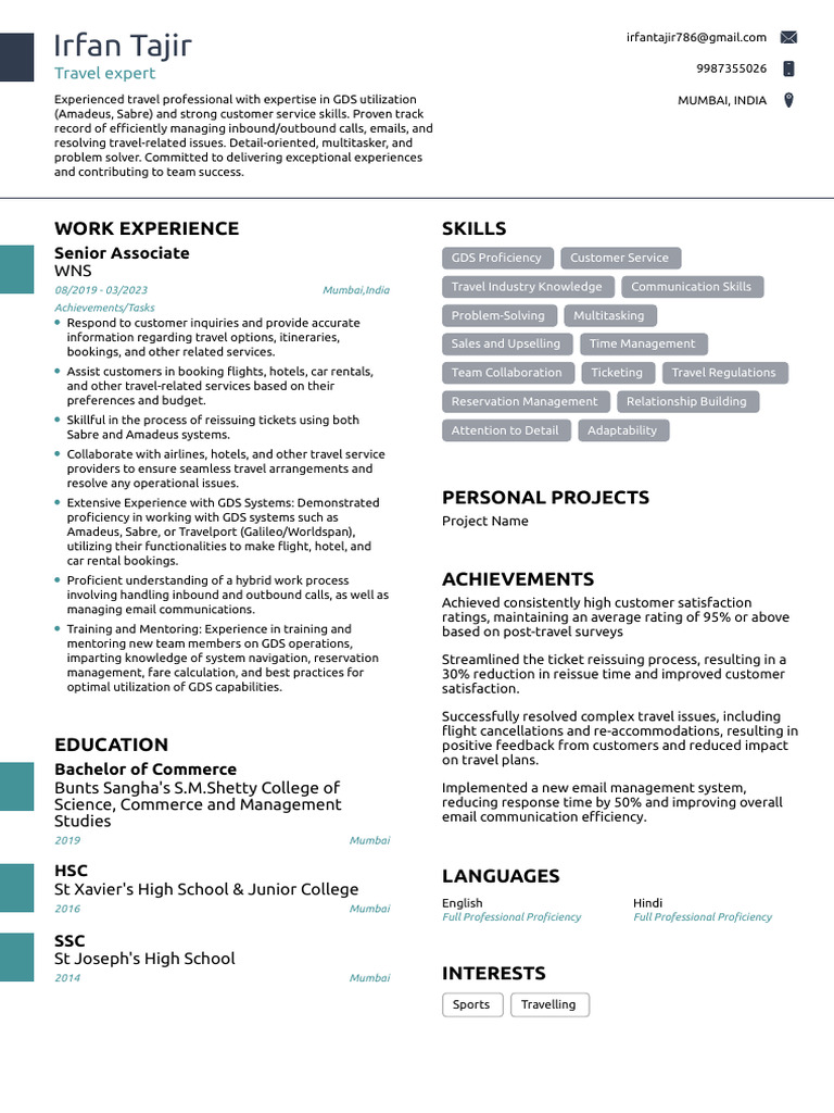 Irfan's Resume | PDF | Business