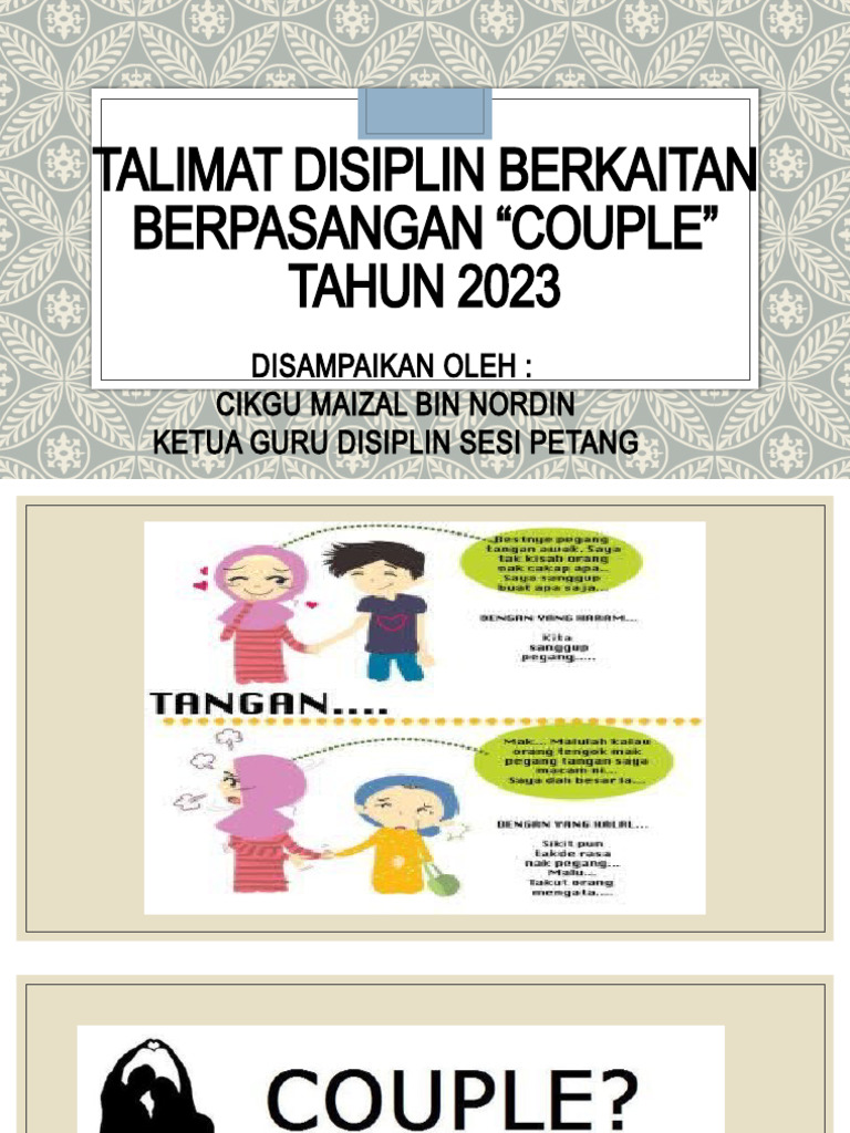 Talimat Disiplin Berkaitan Berpasangan | PDF