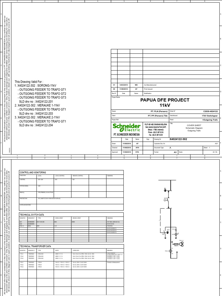 P98114-SOR-SI-SC-SDFE-00302 - R1 As Manuf (OUT TO GSUT 1,2,3 11 KV ...