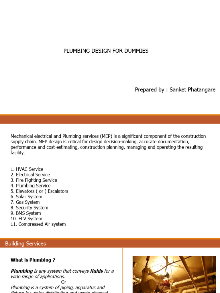 Plumbing Design For Dummies | PDF | Plumbing | Polyvinyl Chloride