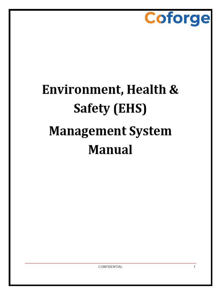 EHS Management System Manual | PDF