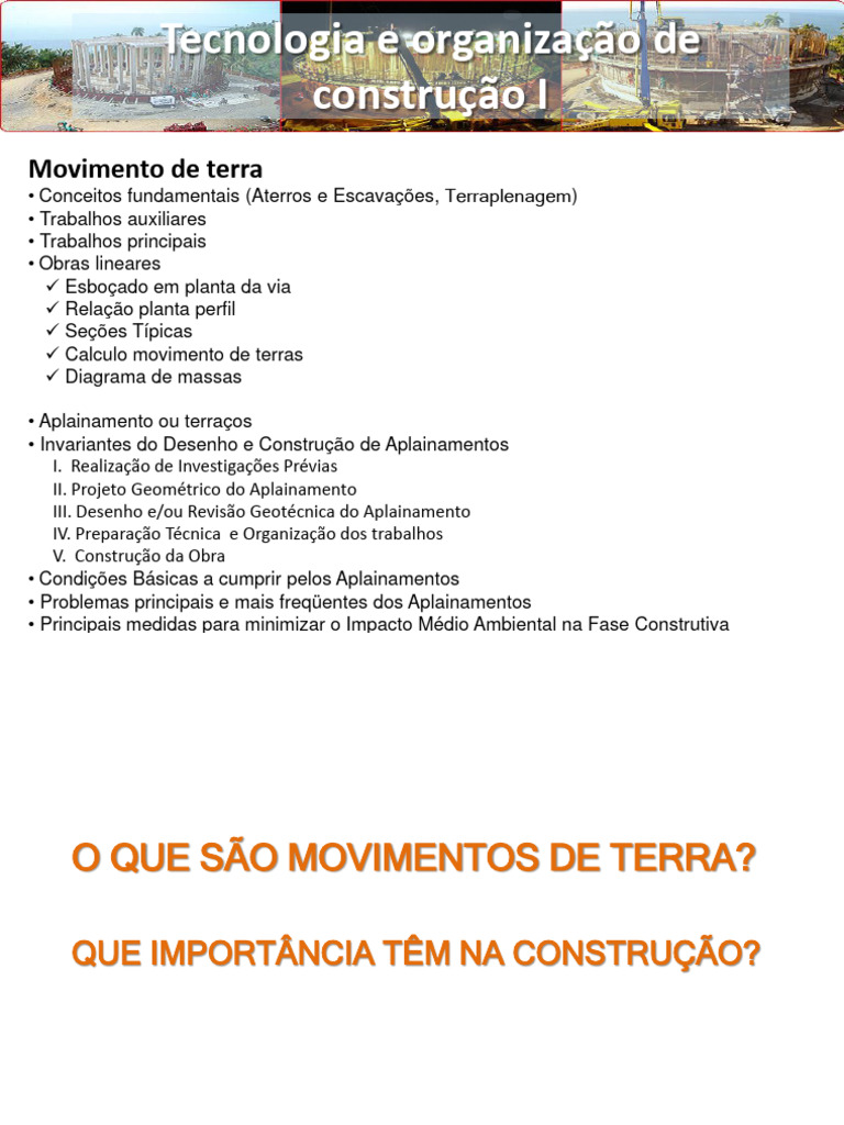 Organ (Movimentos de Terra) | PDF | Ambiente natural | Solo