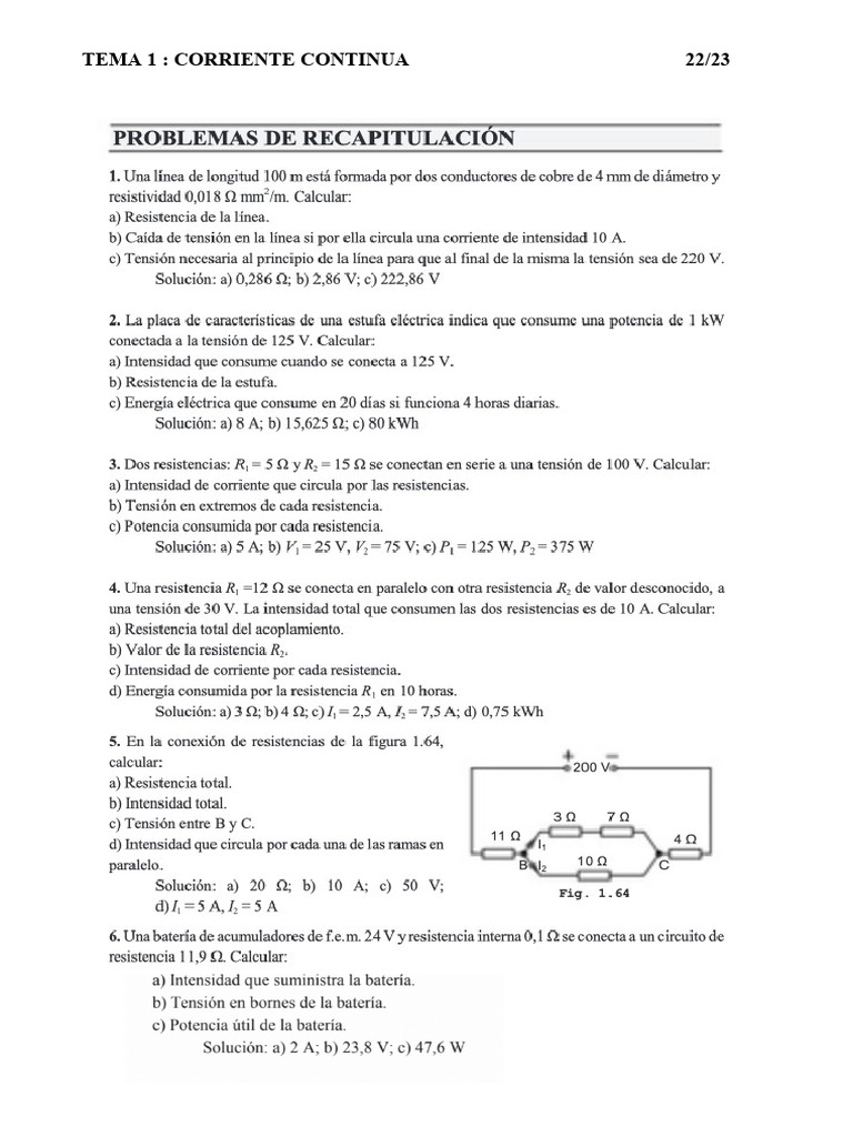 Problemas Tema 1 - CC | PDF