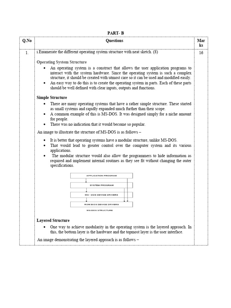 Unit 1 Os Pdf Parallel Computing Operating System