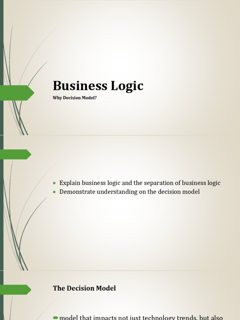 Business Logic | PDF