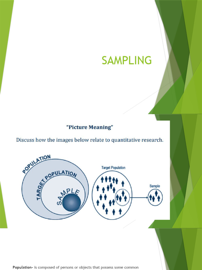 Sampling | PDF | Sampling (Statistics) | Statistics Sampling | PDF | Sampling (Statistics) | Statistics
