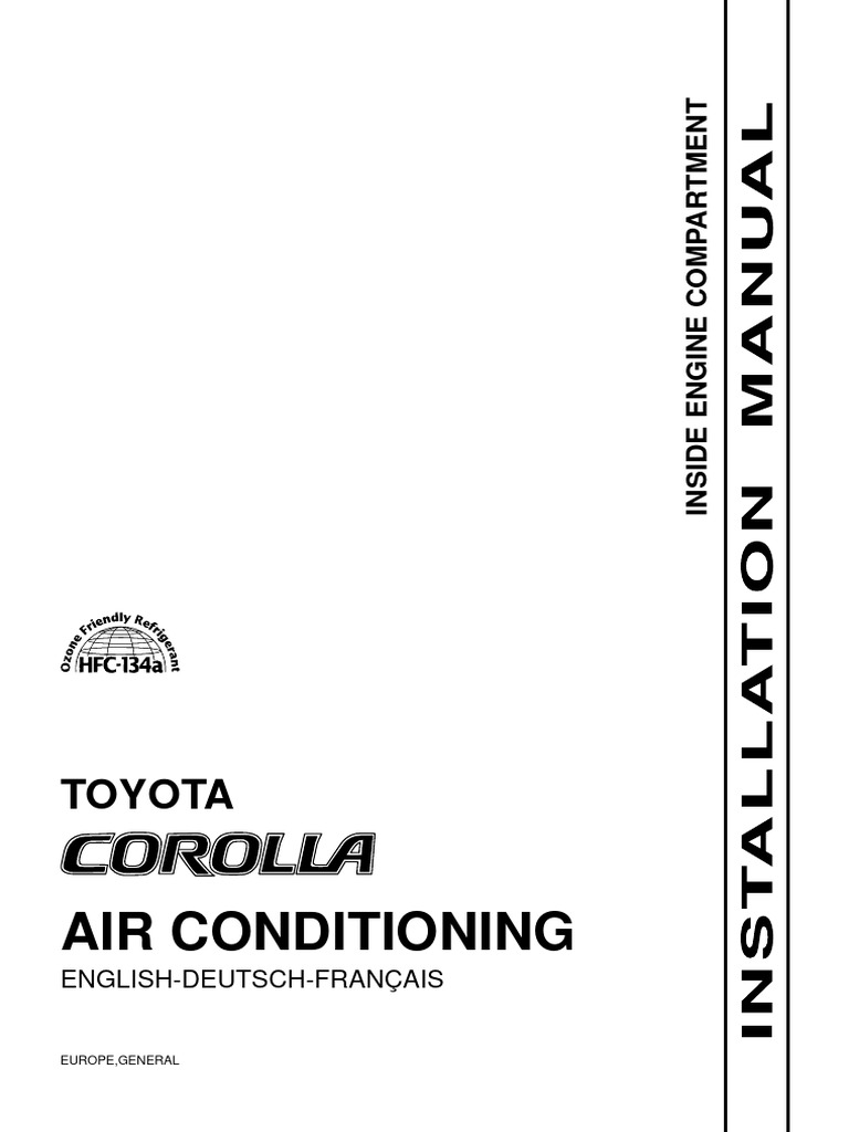 Inside Engine Compartment Toyota English | PDF