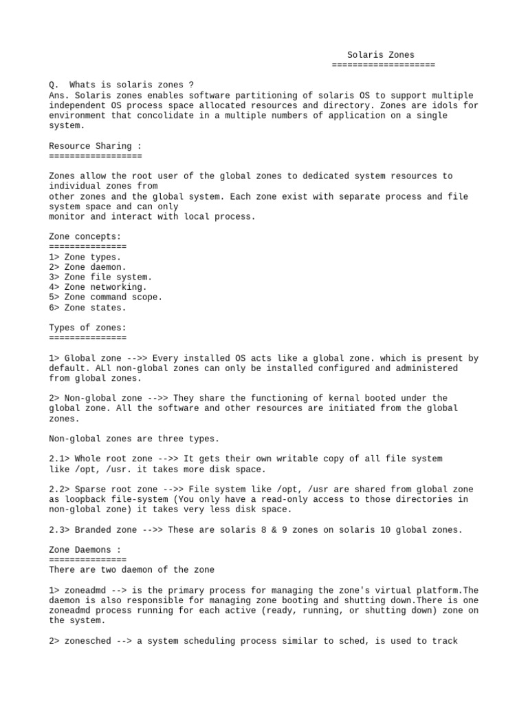 Zones | PDF | Computer Terminal | File System