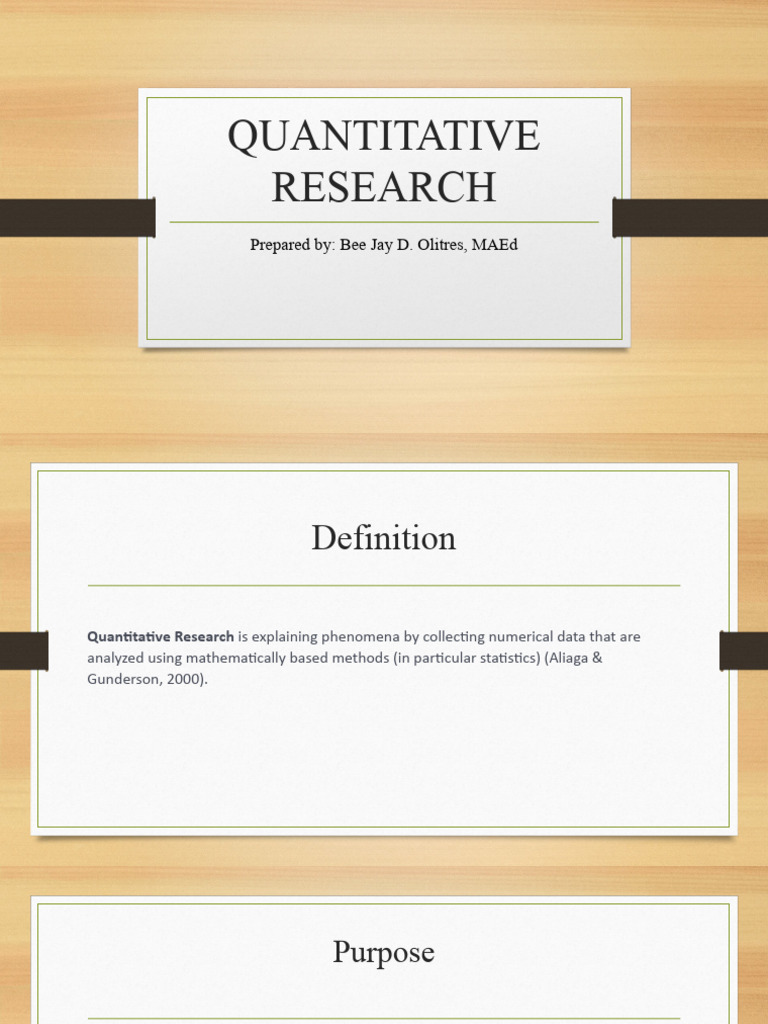 Quantitative Research | PDF | Hypothesis | Quantitative Research Quantitative Research | PDF | Hypothesis | Quantitative Research