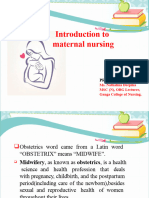Midwifery and Obstetrical Nursing Overview | PDF | Midwife | Midwifery