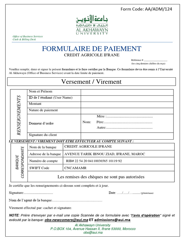 Formulaire de Virement Crédit Agricole | PDF | Virement bancaire | Économie