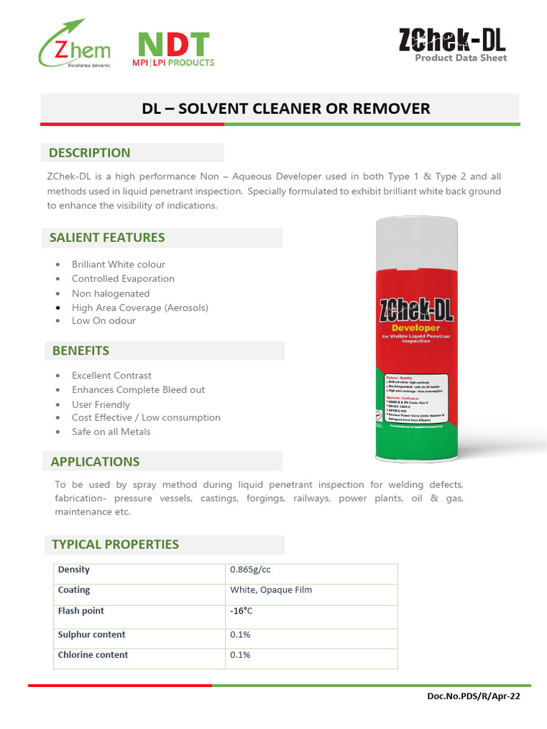 ZChek DL | PDF | Materials | Industrial Processes