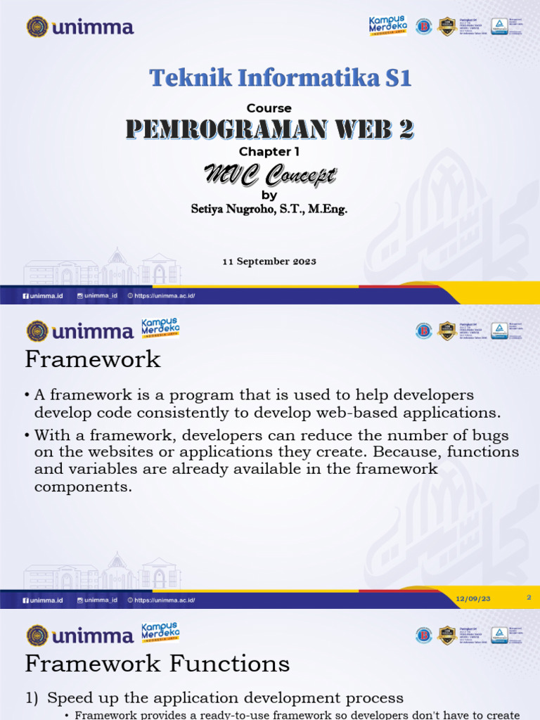 Konsep Mvc Pdf Php Modelviewcontroller