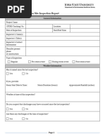 Erosion Control Inspection Checklist | PDF | Stormwater | Storm Drain