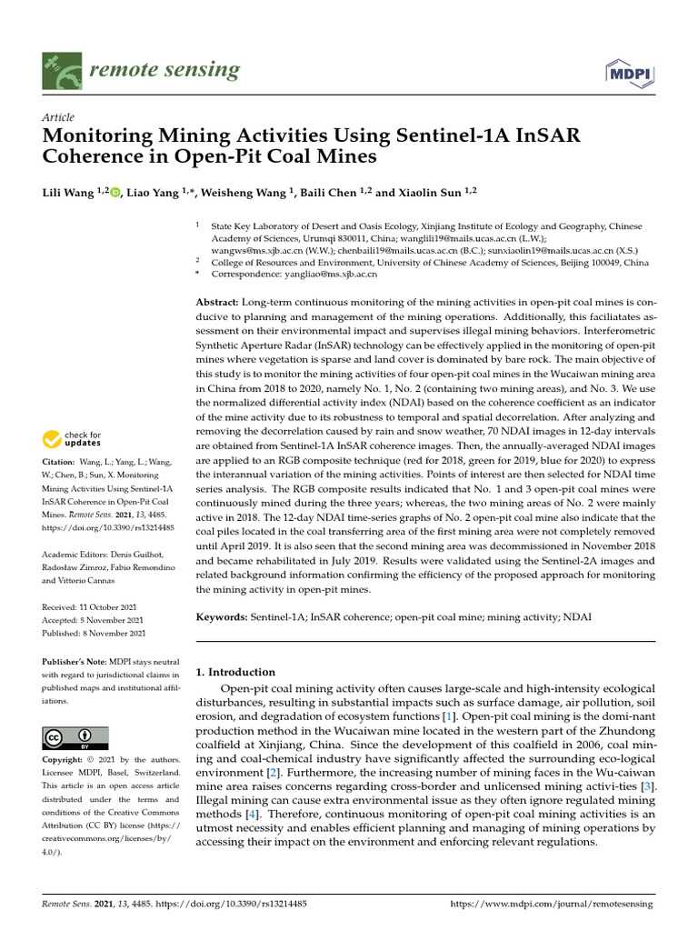 Remotesensing 13 04485 v2 | PDF