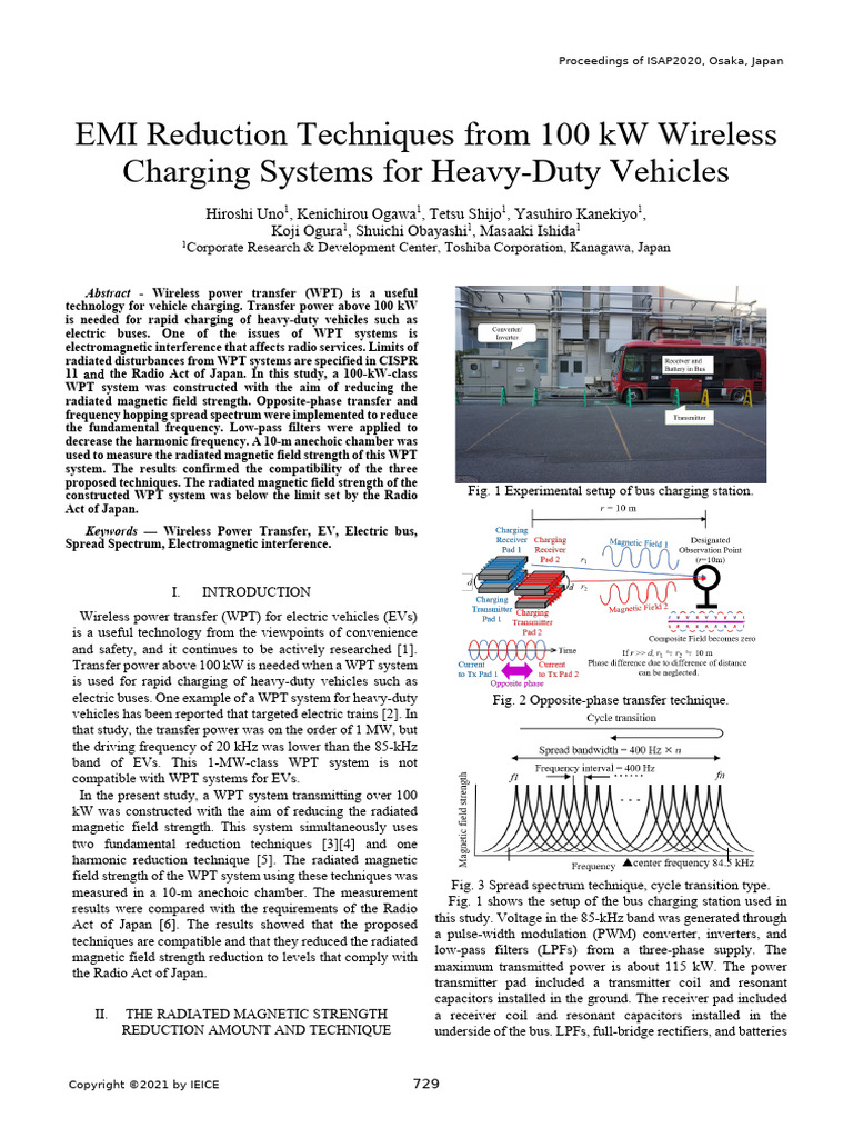 EMI Reduction Techniques From 100 KW Wireless | PDF | Electromagnetic ...
