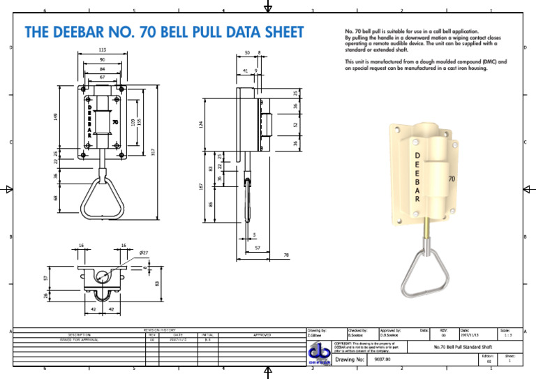 Deebar No. 70 Bell Pull Specifications | PDF