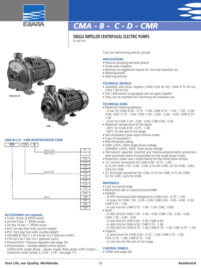 Fileupload 1381940945 | PDF | Pump | Electric Motor