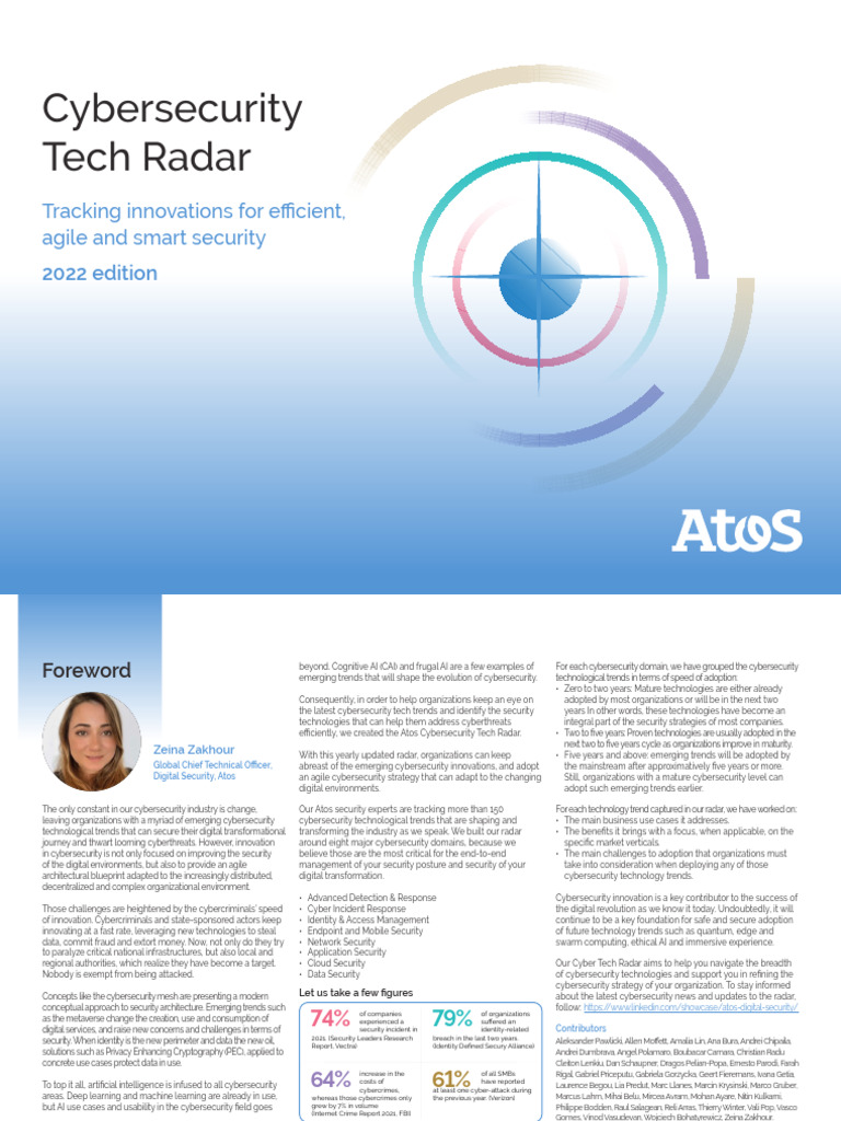 Cyber Tech Radar 2022 Brochure PDF en v5 WEB | PDF | Computer Security ...