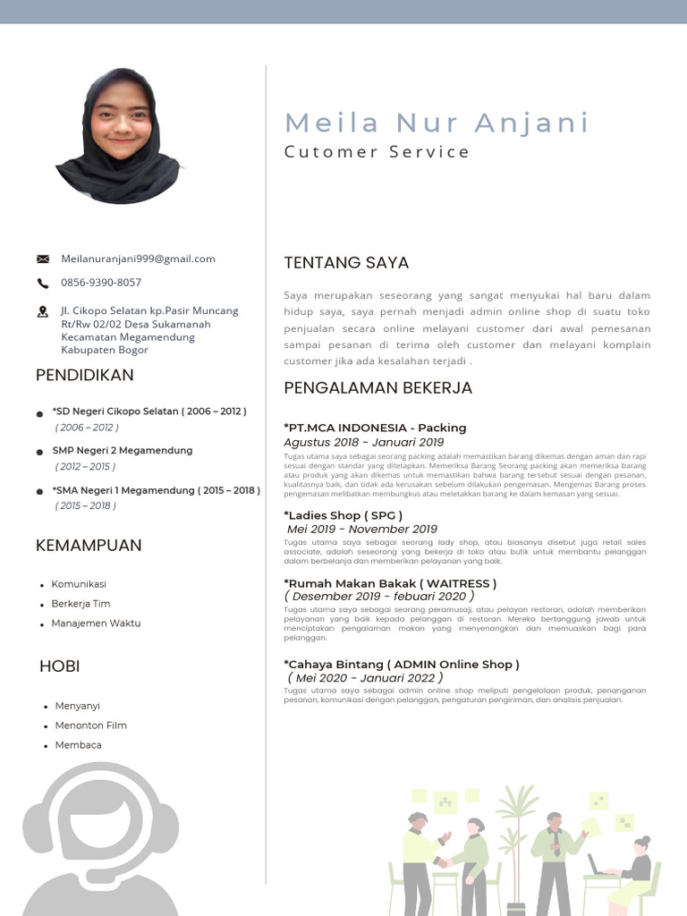 CV - Meila Nur Anjani | PDF