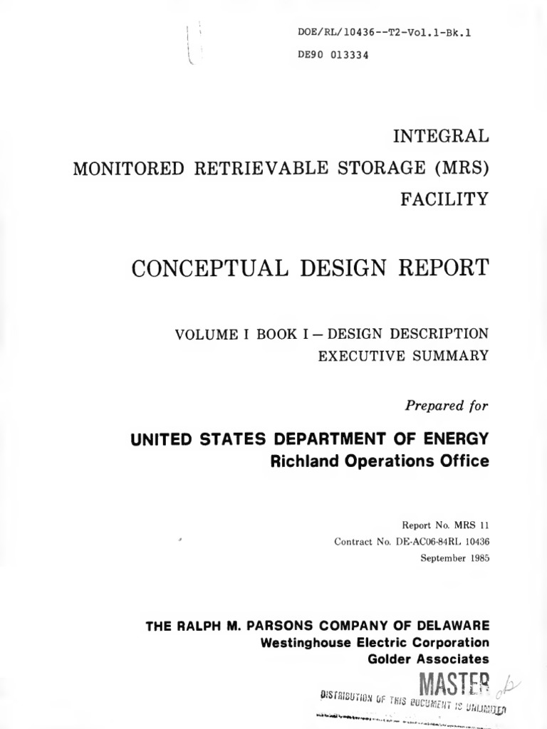 Conceptual Design Report | PDF | Law