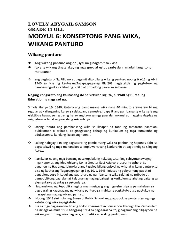 2ND Quarter Handouts Komu | PDF