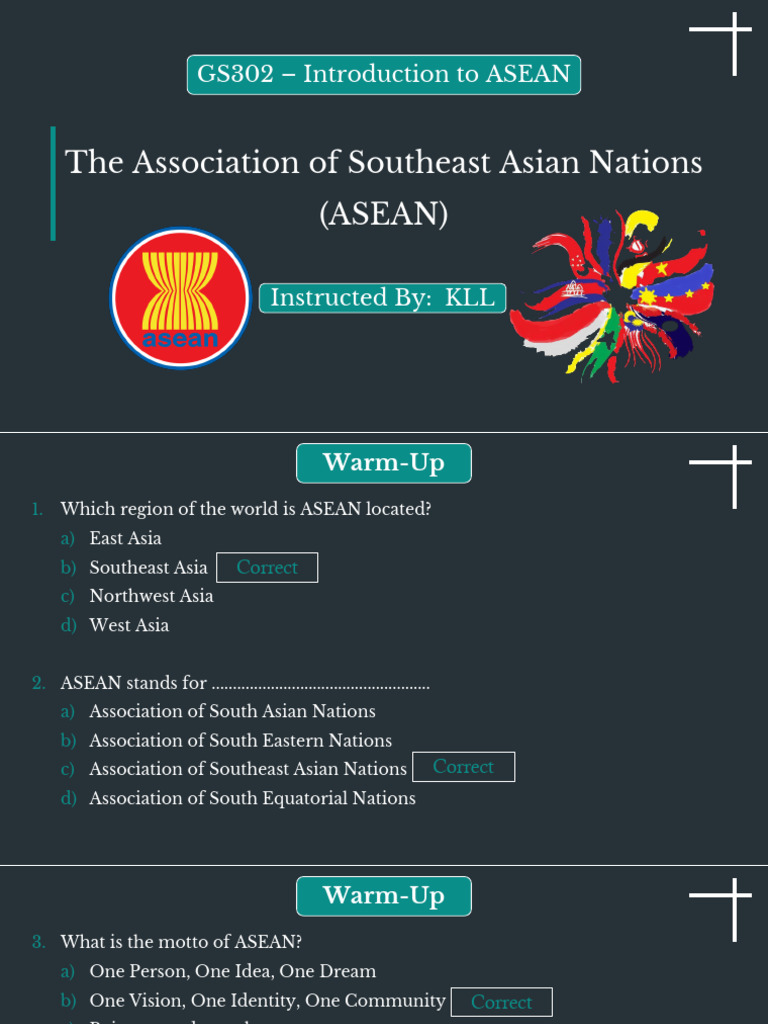Introduction to ASEAN and Its Goals | PDF | Southeast Asia | Global ...