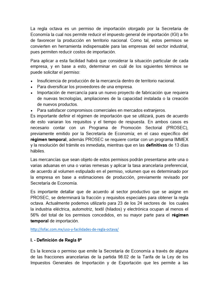 Regla Octava | PDF
