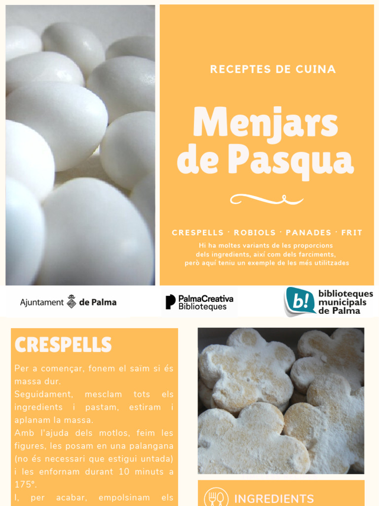 Menjars de Pasqua | PDF