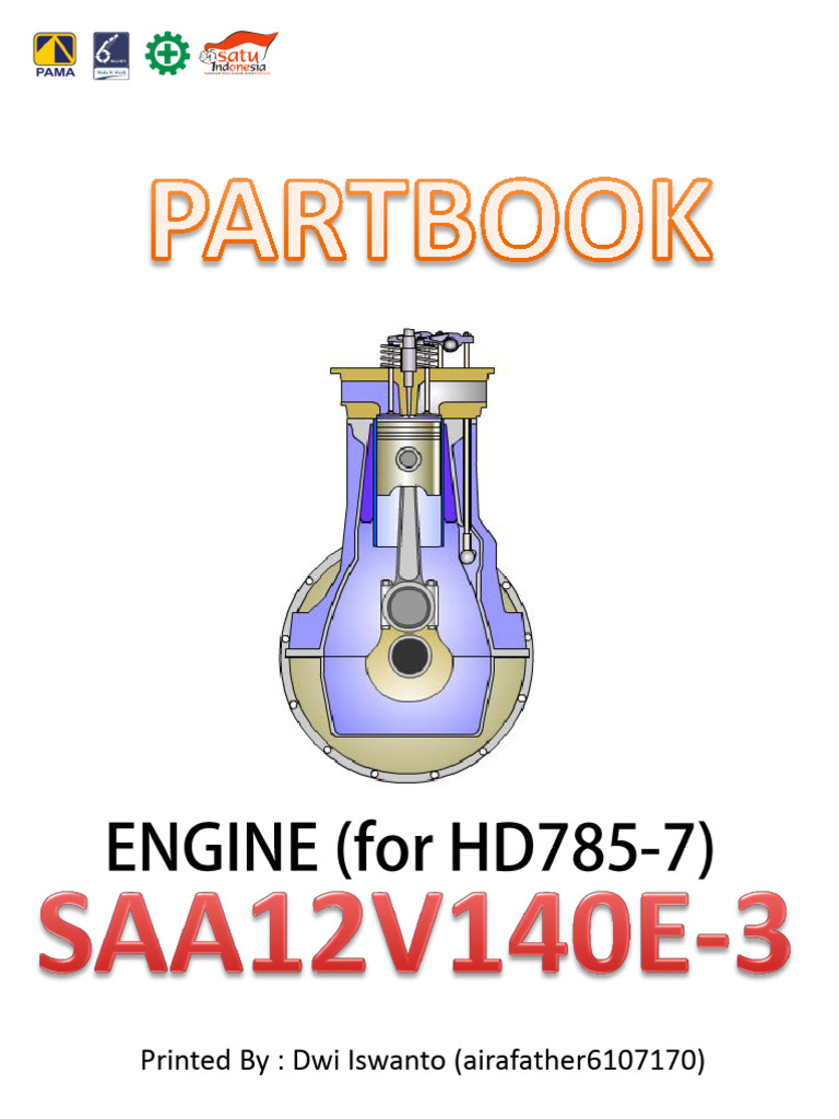 HD785-7 Engine Parts List | PDF