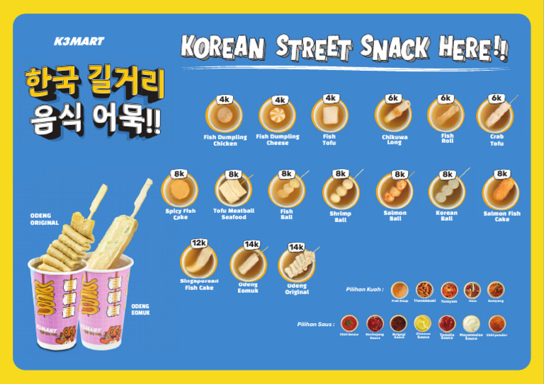 Buku Menu Odeng Jakarta - Bandung - Uk - A3 | PDF