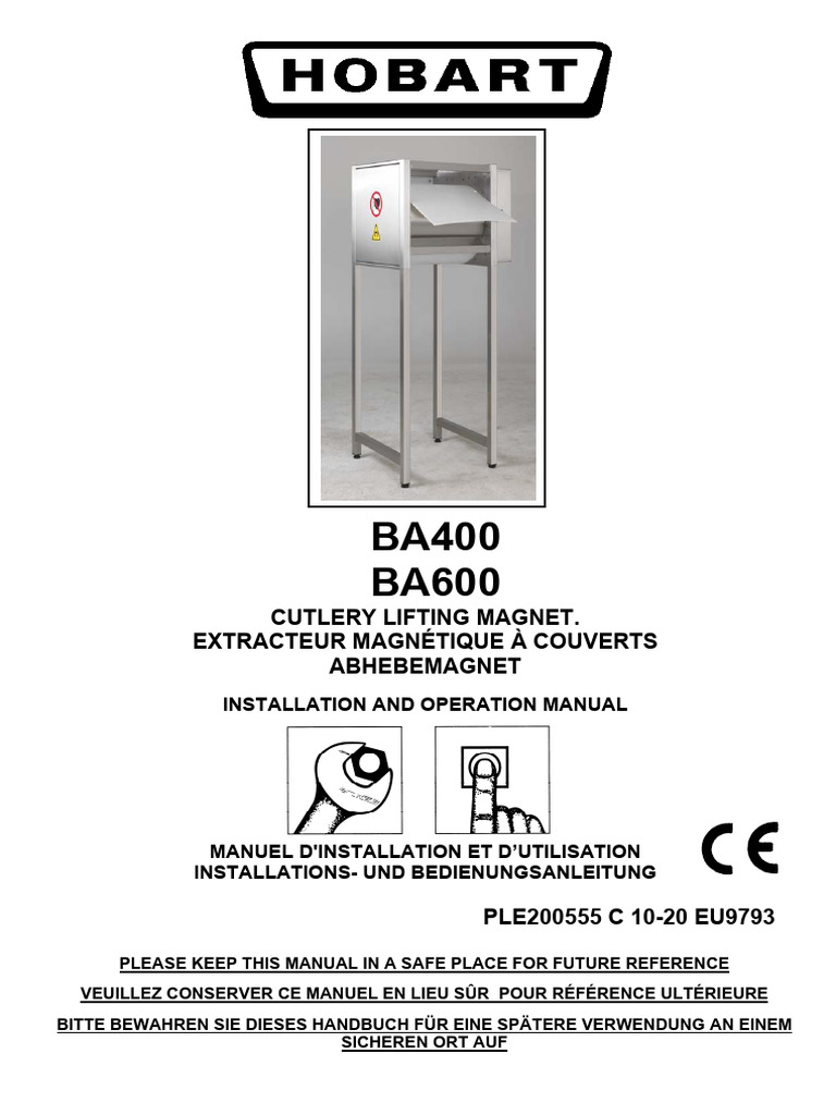 H WW Op-Manual BA400-600 Multilingual 1015-1120 | PDF