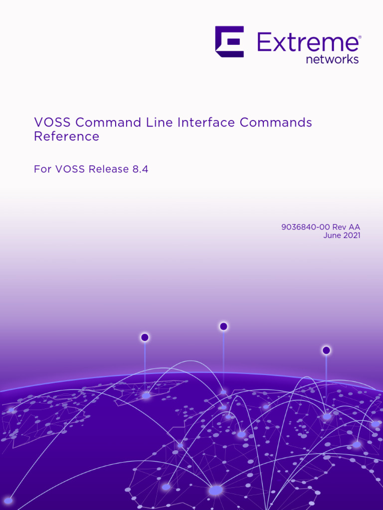 CLIRefVOSS 8.4 CRG | PDF | Port (Computer Networking) | Proxy Server