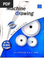 Machine Drawing, P.I. Varghese & K.C. John | PDF