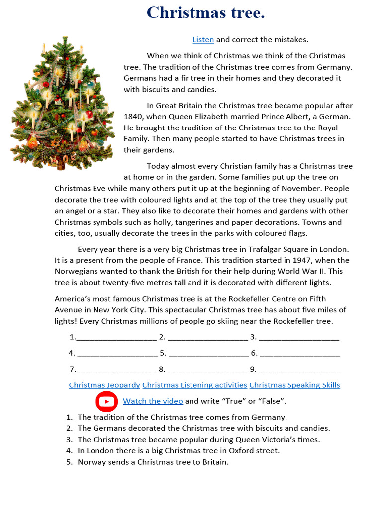 Origin of the Christmas Tree Tradition | PDF | Christmas Tree | Christmas