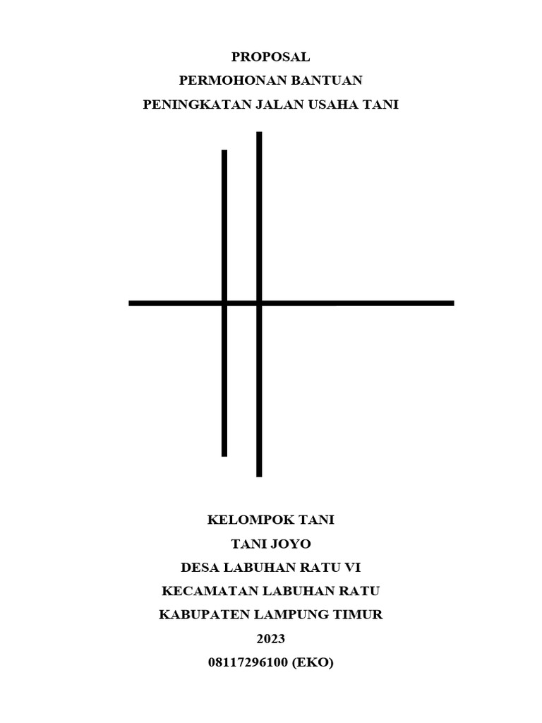 Proposal Poktan Tani Joyo Onderlah | PDF