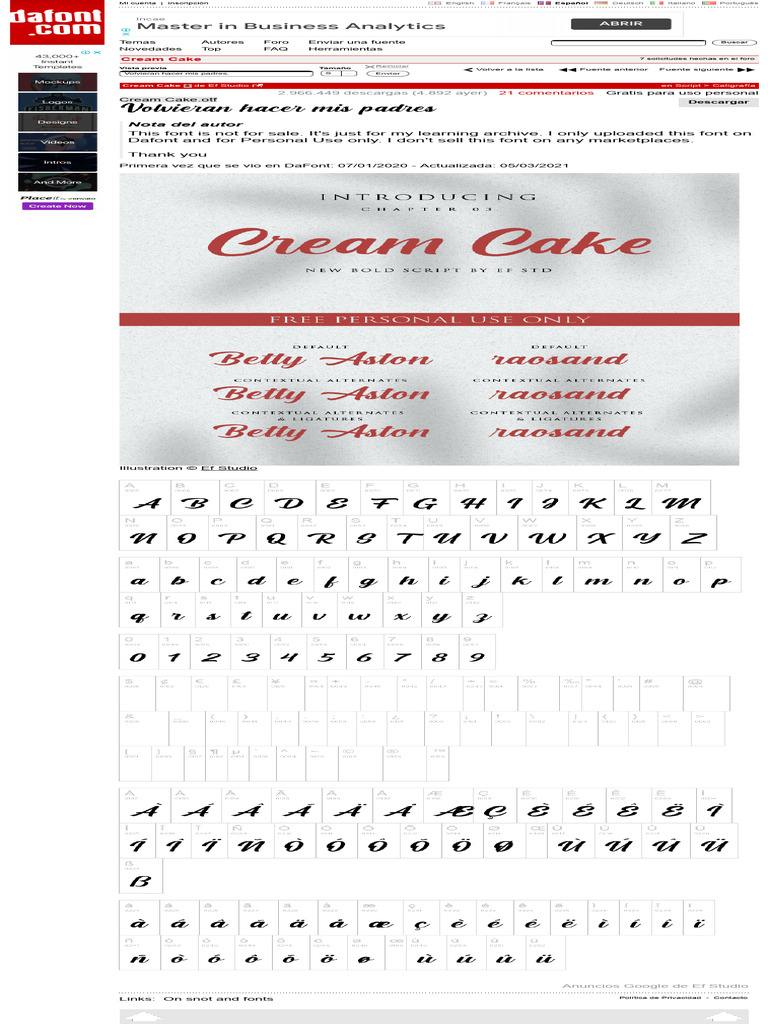 Cream Cake | PDF